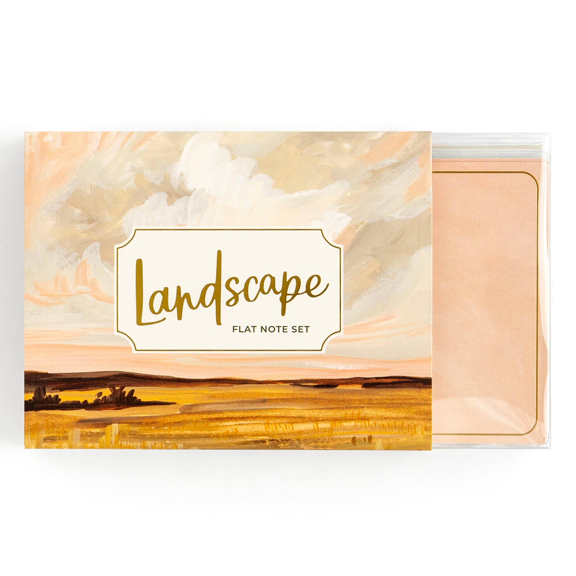 Landscape Envelope Flat Note Set – The Mix